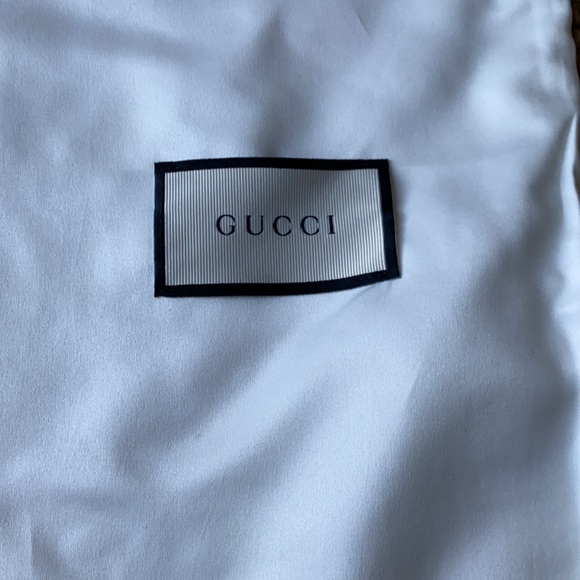 Gucci | Shoes | Gucci Set Of 2 White With Black Label Shoe Dust Bags ...